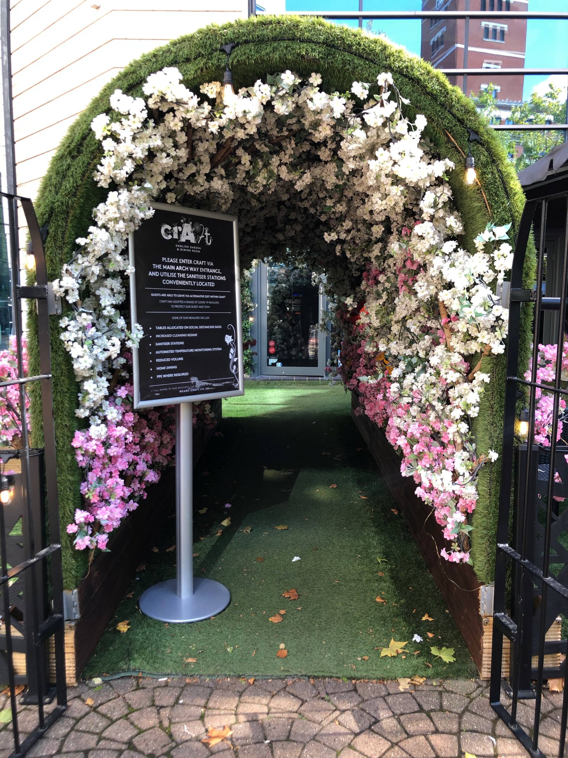 Dining In An Outdoor Pod At Craft, Birmingham | Emma Victoria Stokes